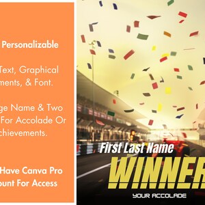 Formula One Racer Canva Template | Custom Poster Template, Sports ...