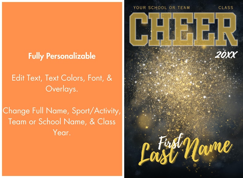Cheerleading Poster Template | Editable in Canva | Dance Poster, Cheer ...