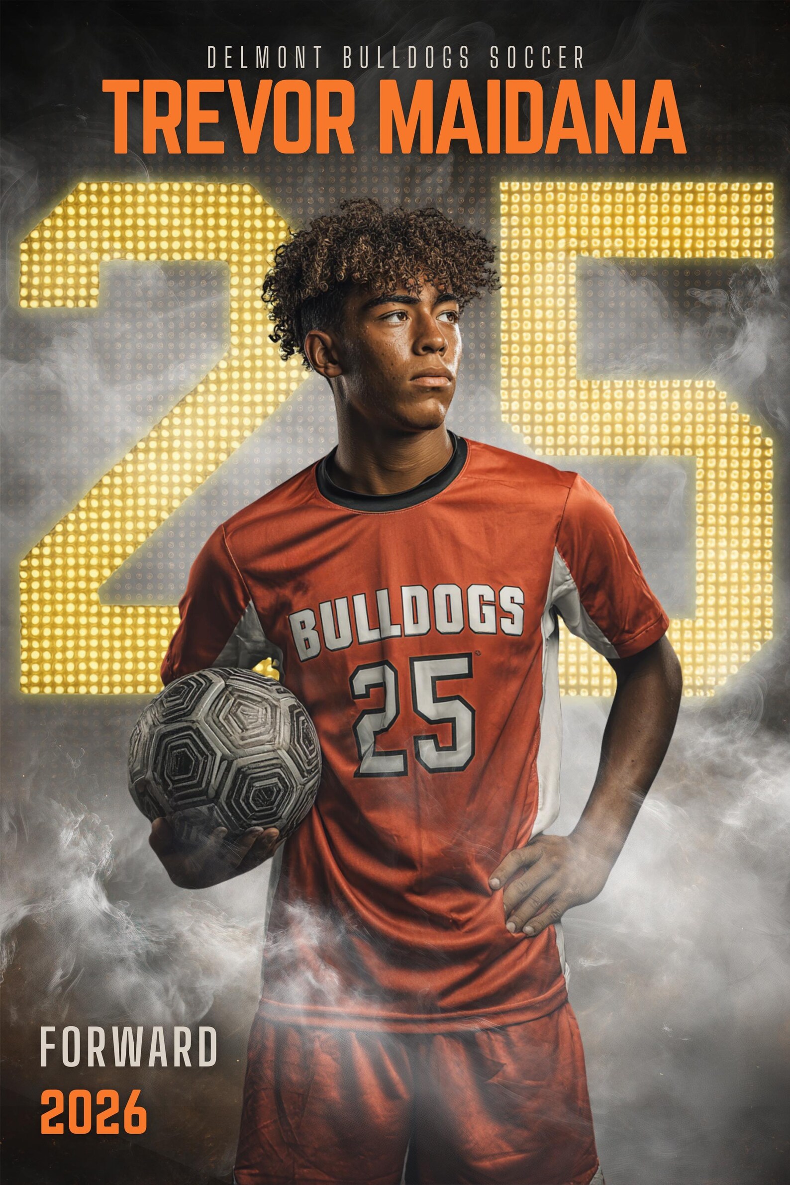 Soccer Poster Template | Editable in Canva | Senior Banner, Custom ...