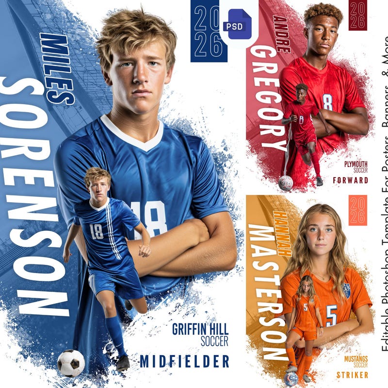 Soccer Banner Poster - Etsy UK