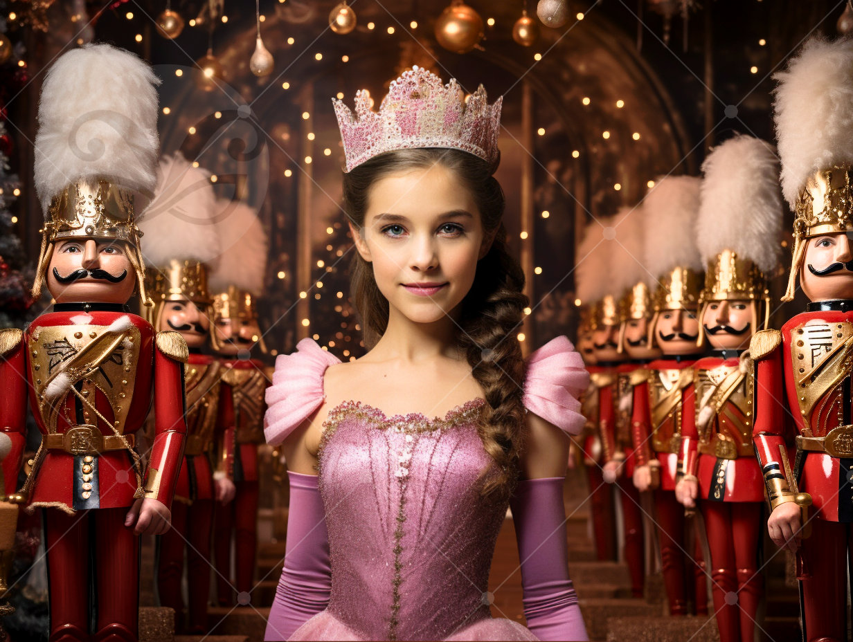 Nutcracker Digital Photo Backdrop Christmas Photography & Holiday ...