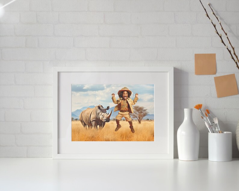 African Safari Digital Backdrops: Safari Photography Theme, Animal ...