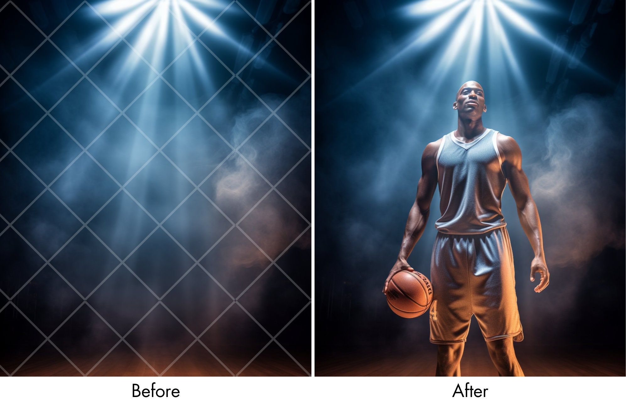 6 Basketball Digital Photo Backgrounds Digital Sports Backdrops for ...
