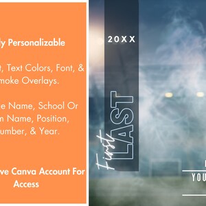 Soccer Poster & Banner Canva Template | Editable Digital Soccer ...