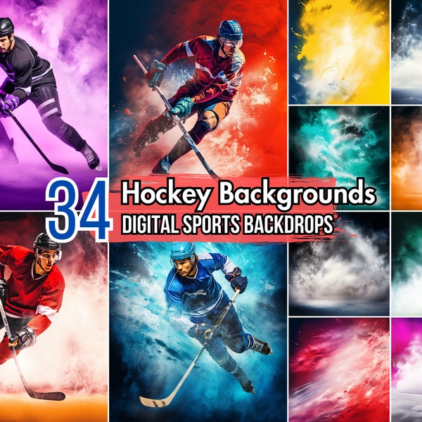 Hockey Poster - Etsy