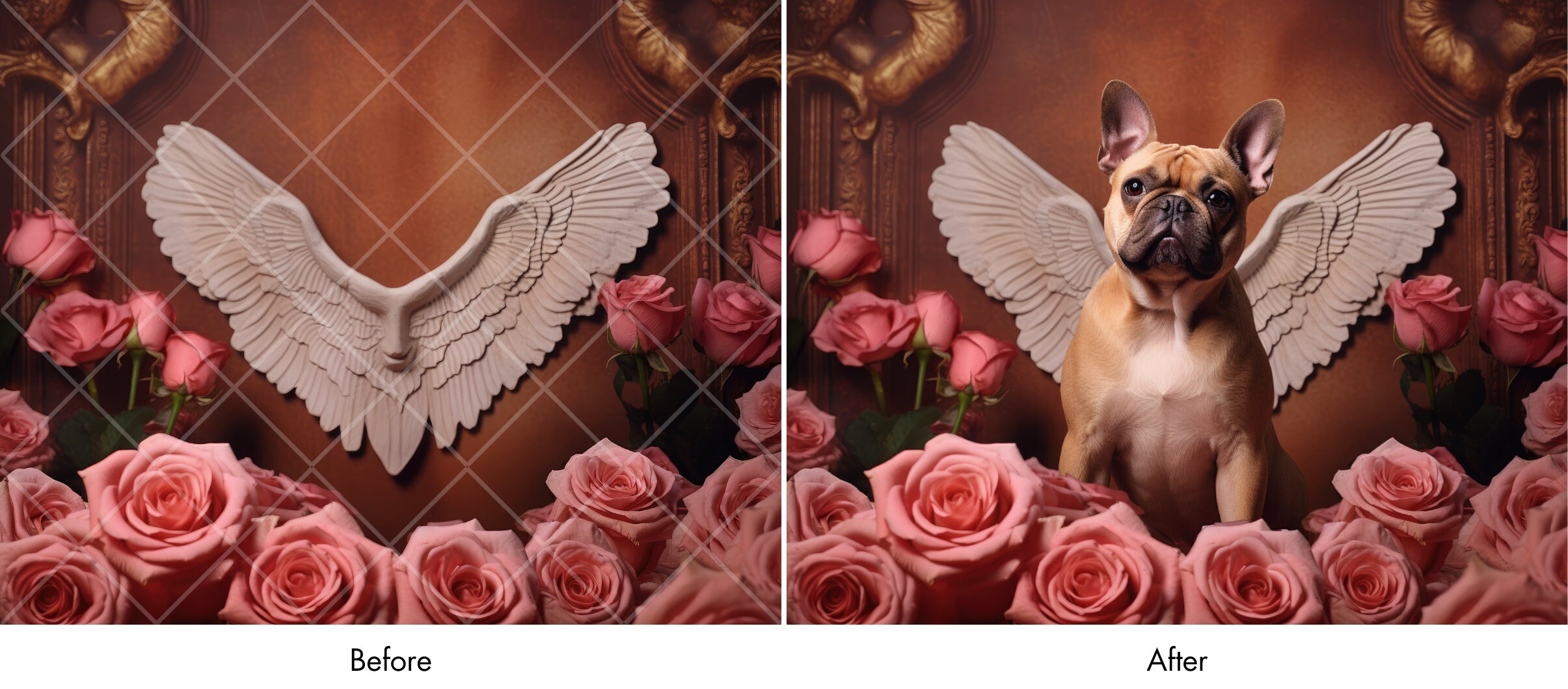 5 Valentine's Dog Digital Backgrounds | Make Custom Valentine's Day ...