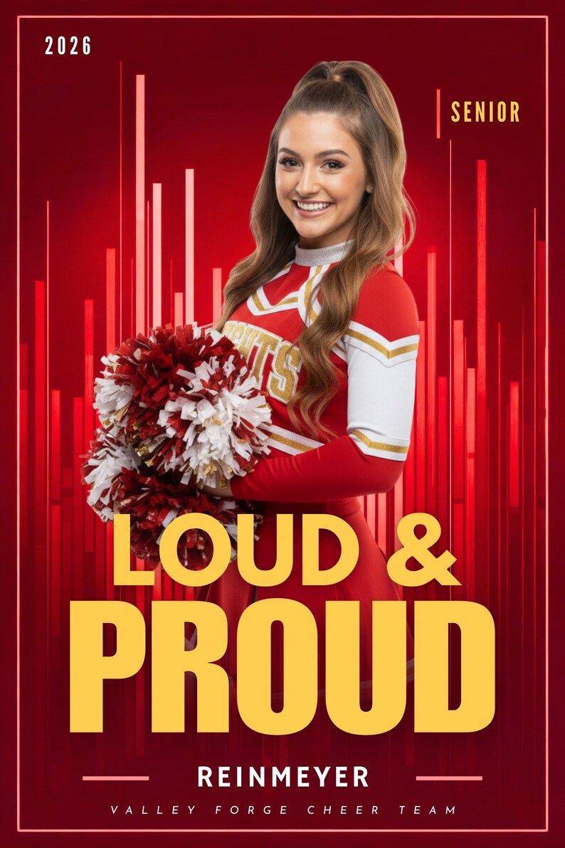 Dance & Cheer Poster Template | Editable in Canva | Banners, Memory ...