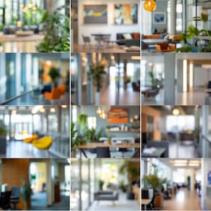 Modern Office Digital Backdrops for Professional Headshots & Business ...