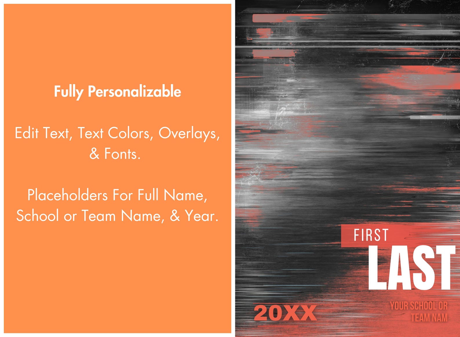 Track & Field Poster Canva Template | Editable for Custom Banners ...