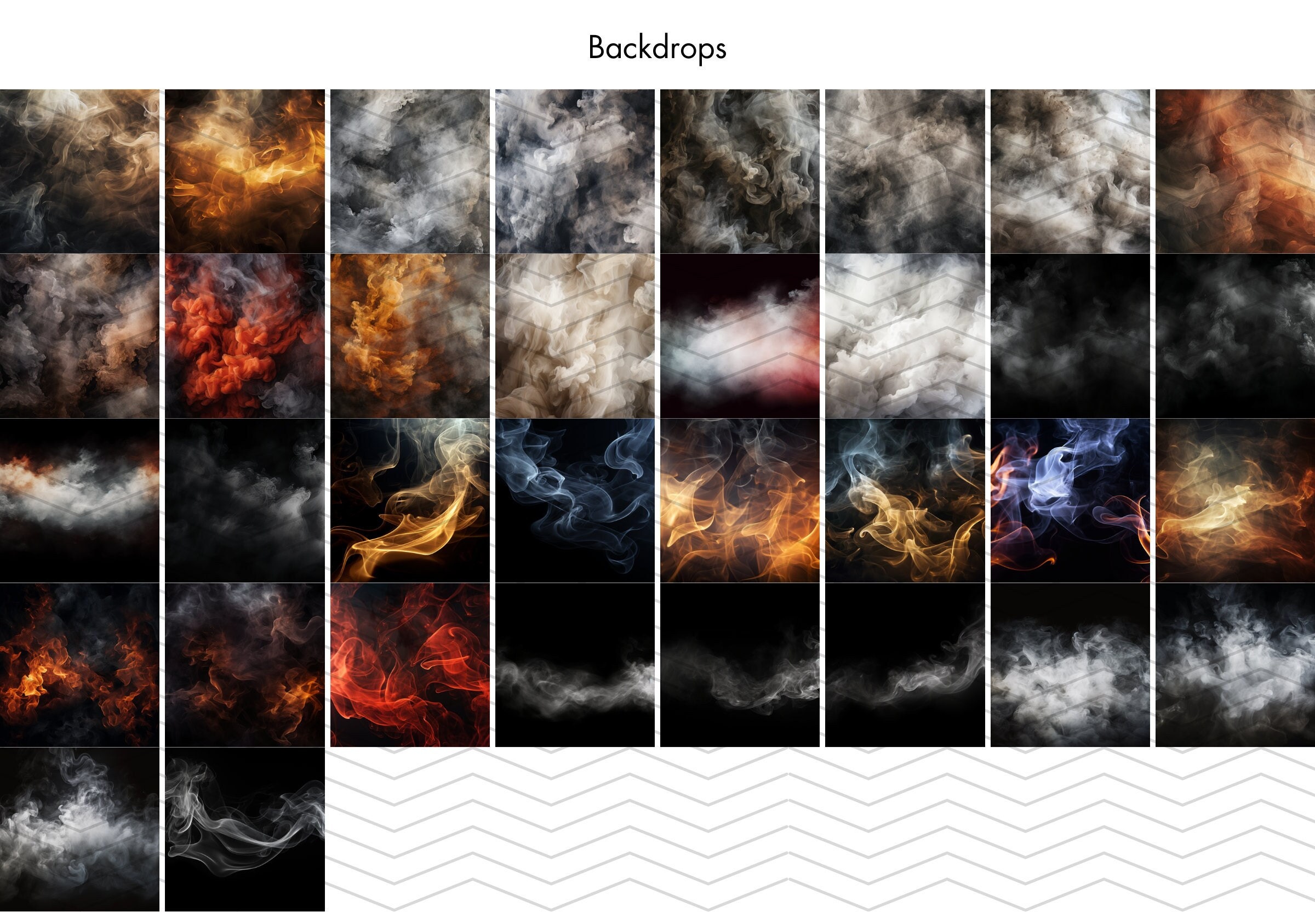 128 Sports Backgrounds & Overlay Bundle: Smoke Fog Overlays and Digital ...