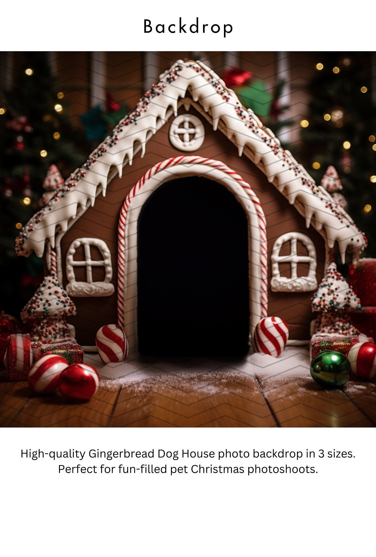 9 Holiday Pet Digital Backgrounds & Christmas Overlays for Pet ...