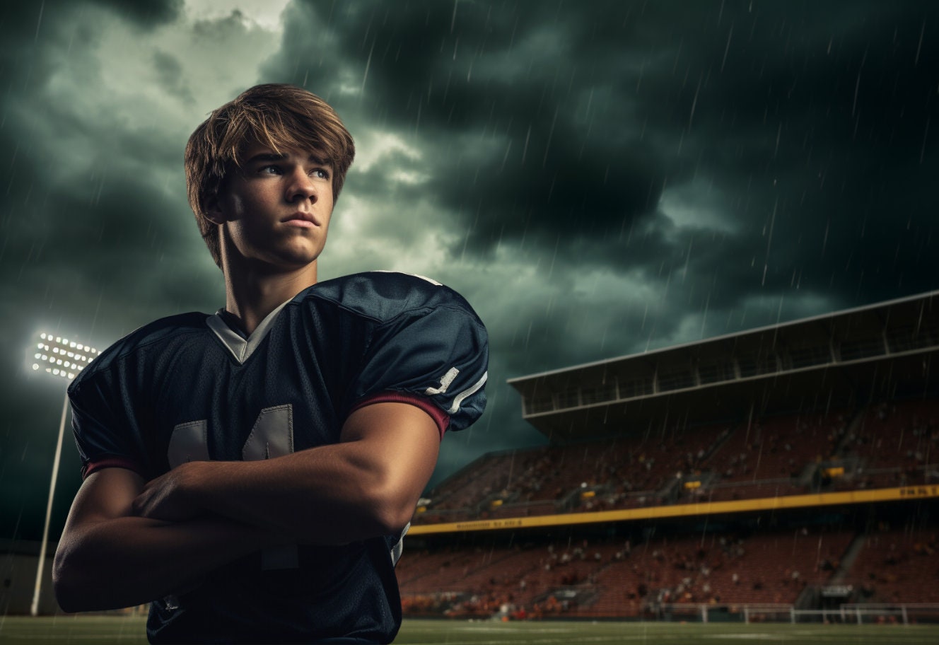 10 Football Digital Photo Backgrounds: Stadium Theme Backdrops for ...