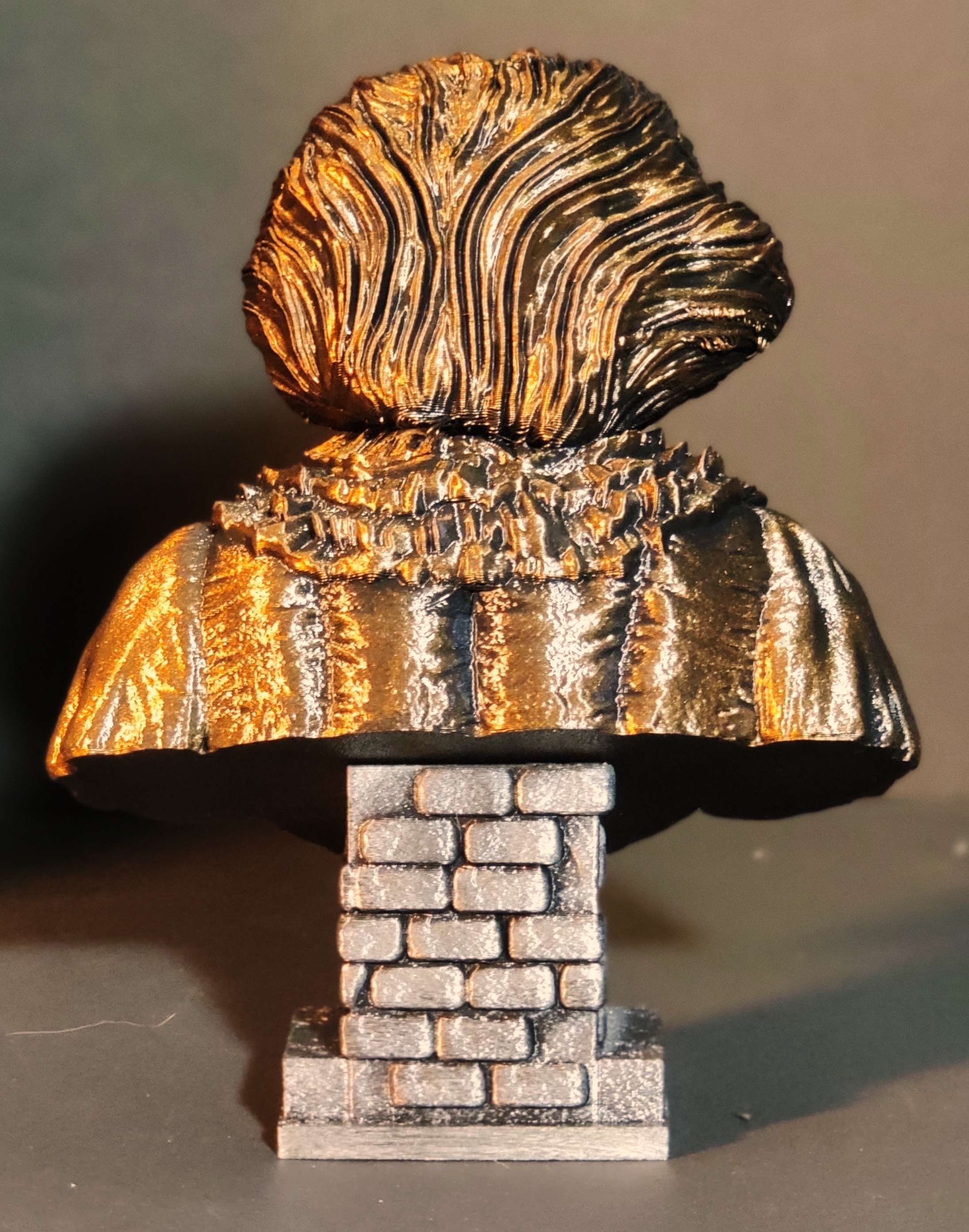 Pennywise Clown Statue IT Fan Art Metallic Finish Horror Bust With Fine ...