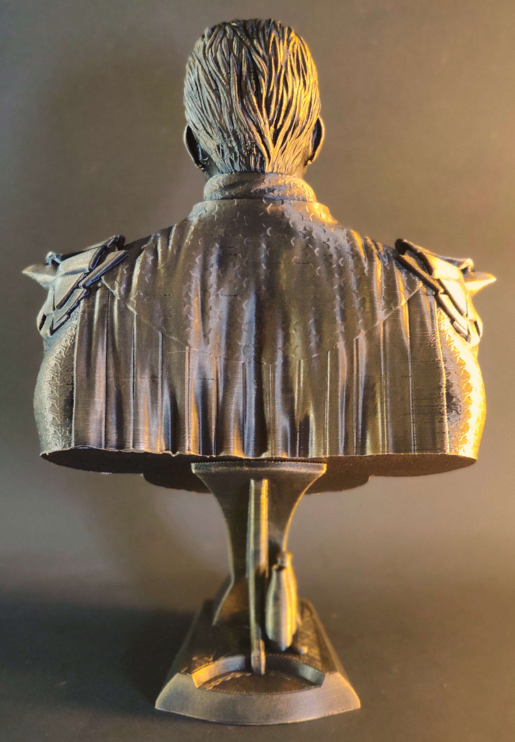 Homelander Statue the Boys Brushed Metallic Finish 3D Printed Bust 12in ...