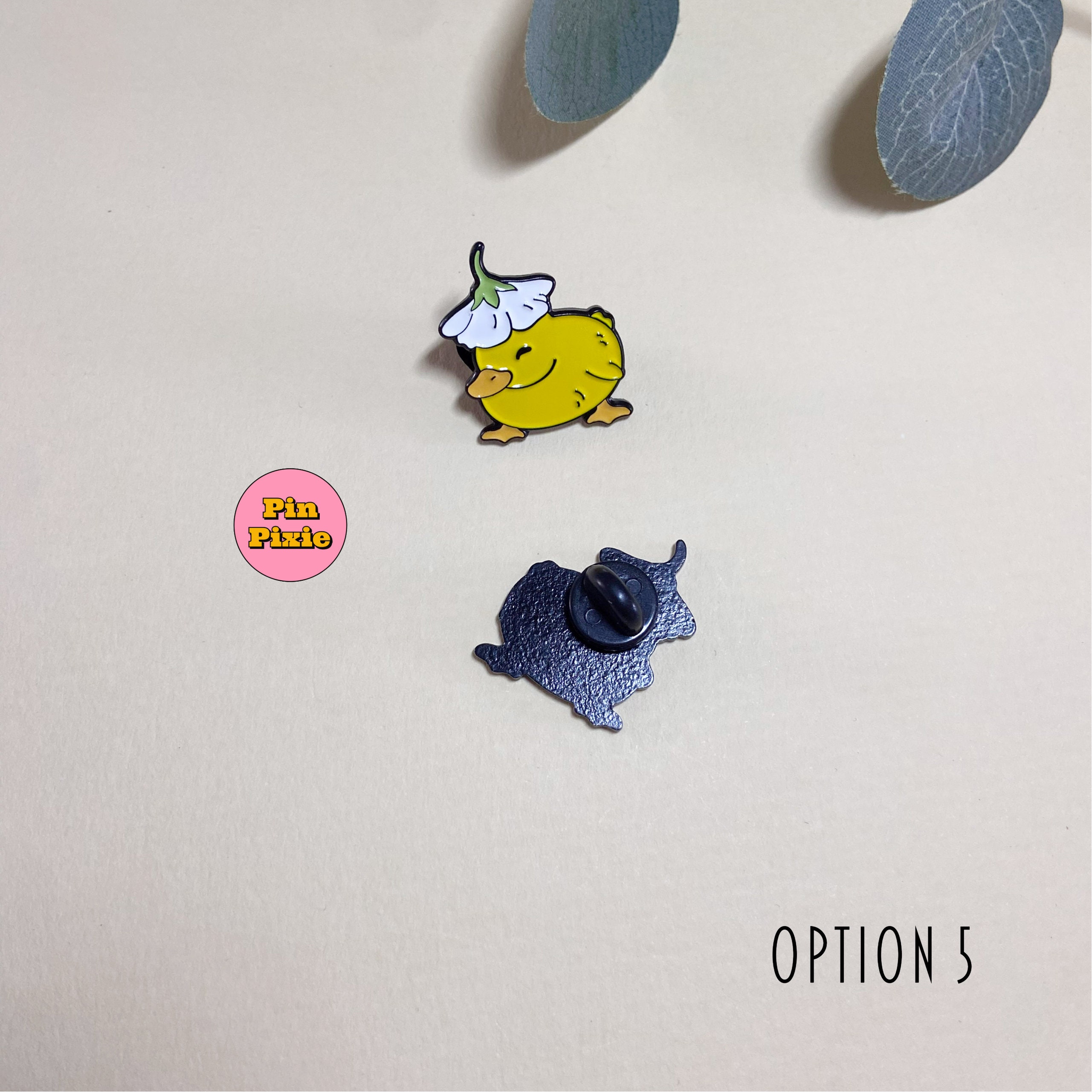 Cute Duck Enamel Pin Cartoon Animal Lapel Pin, Kawaii Duck Lanyard Pin ...