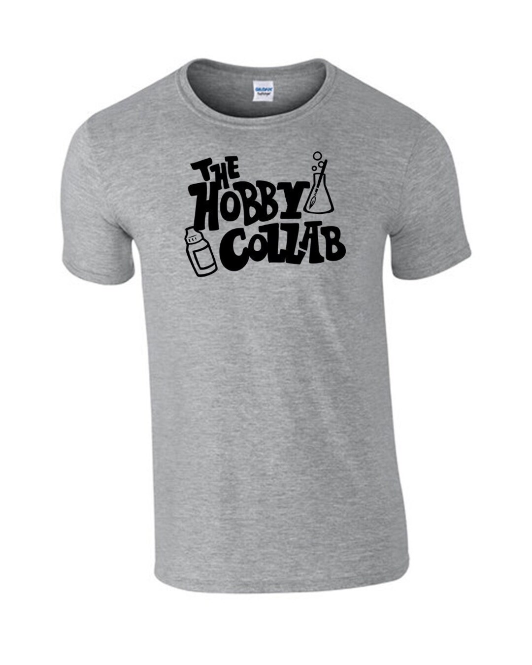 The Hobby Collab One Color Logo Shirt - Etsy