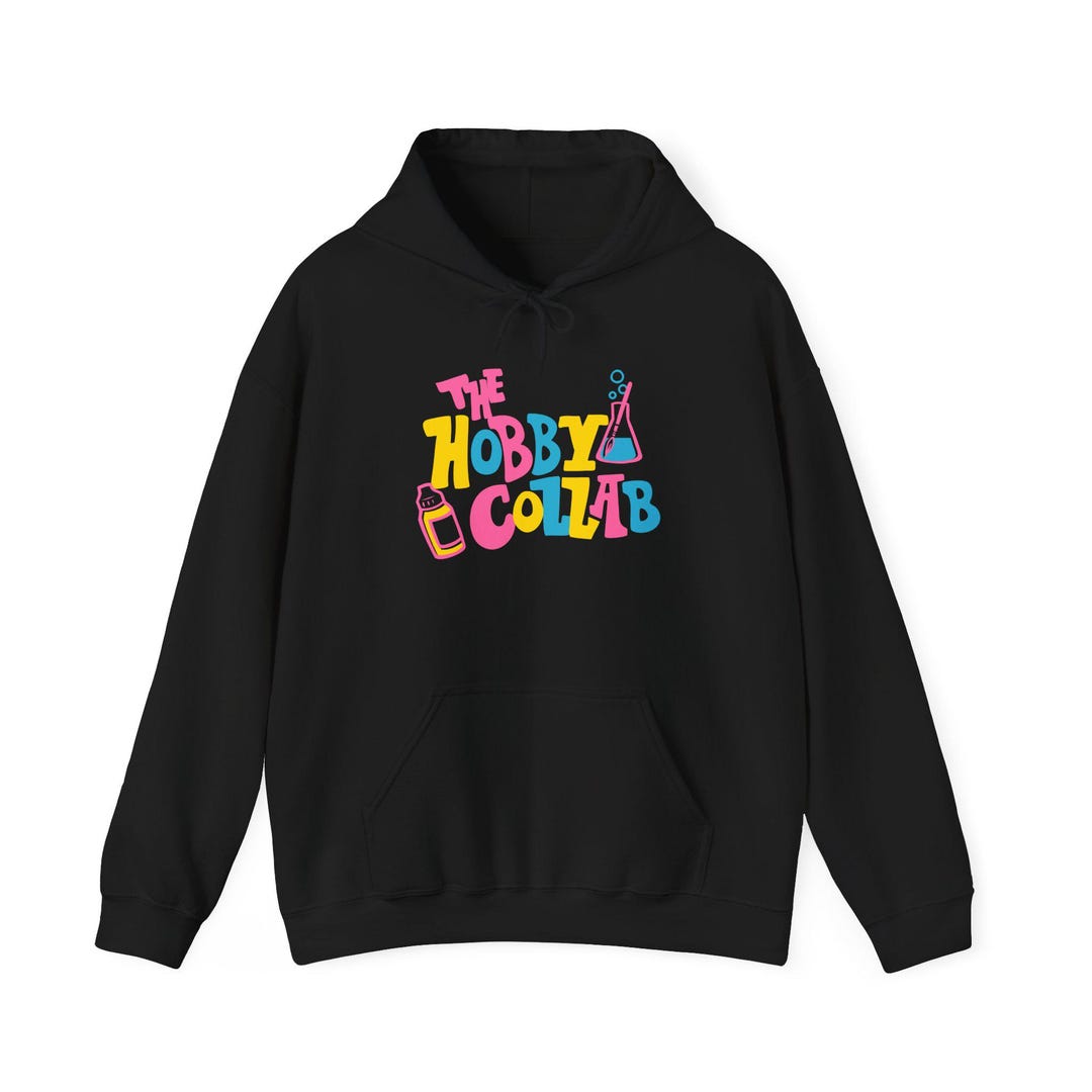 The Hobby Collab Logo Hooded Sweatshirt - Etsy
