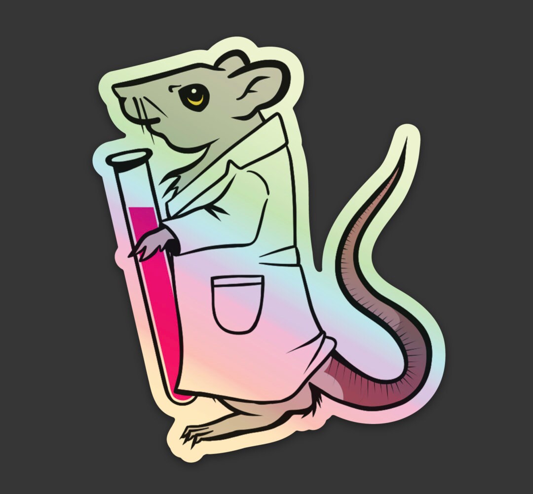 The Hobby Collab Lab Rat Sticker - Etsy