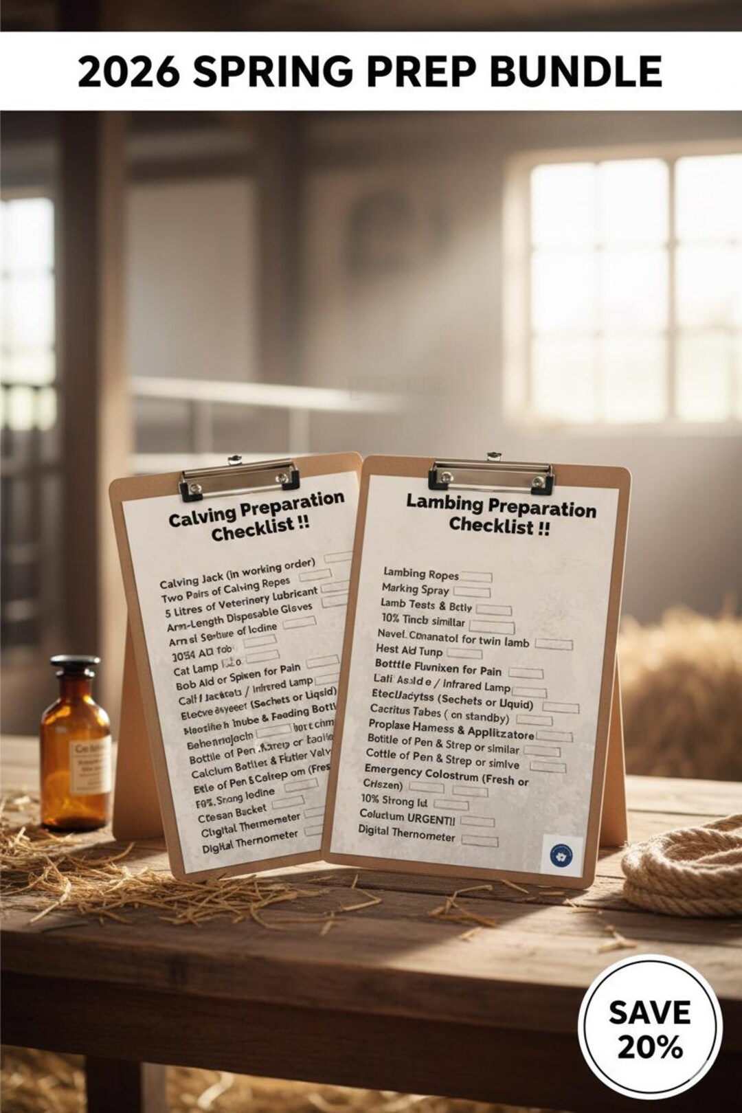 The Ultimate 2026 Spring Farm Prep Bundle – Vet-approved Calving ...