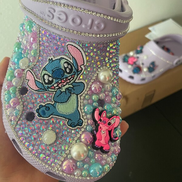 Stitch Crocs - Etsy