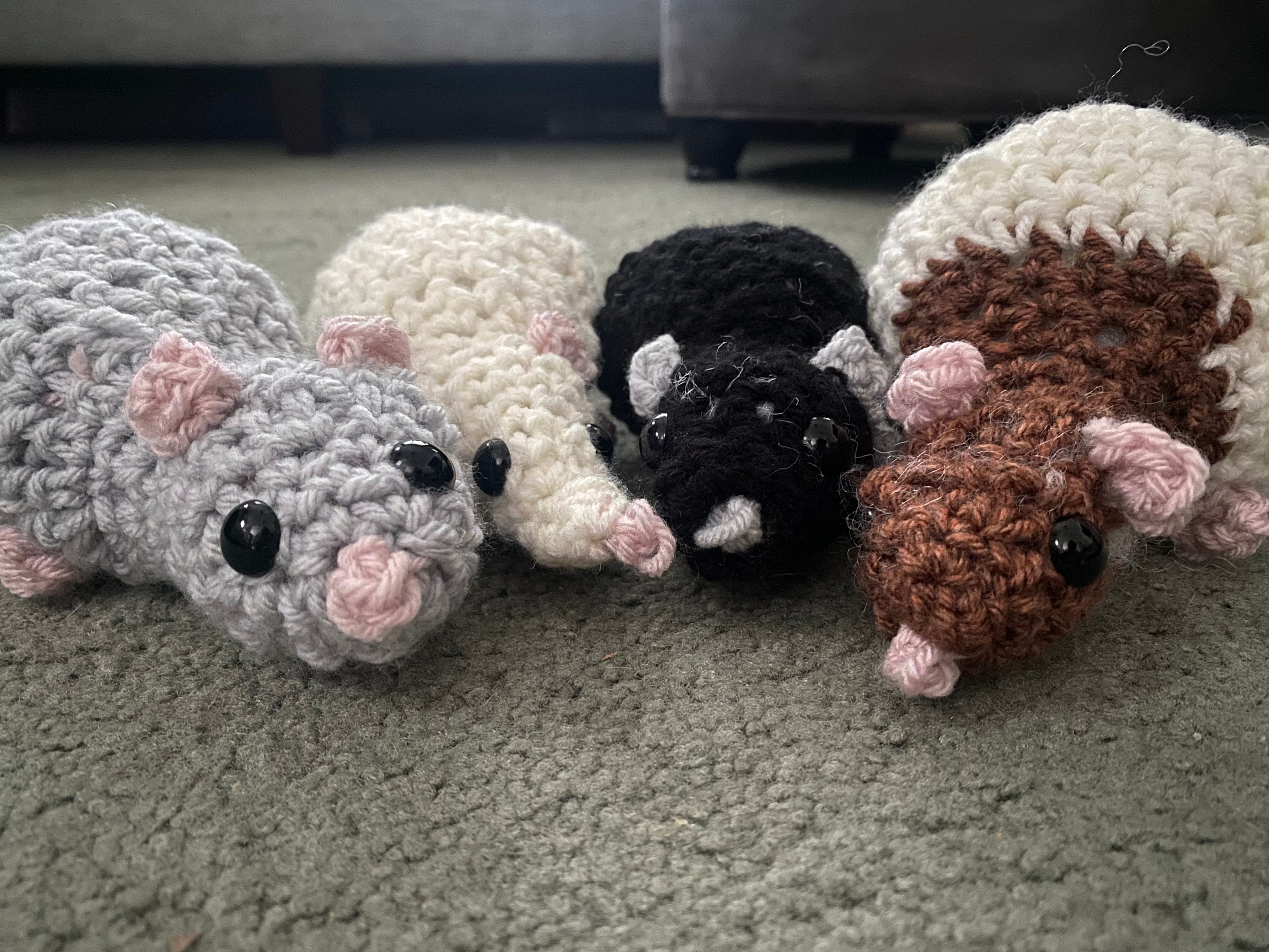Crochet Rat Amigurumi - Etsy