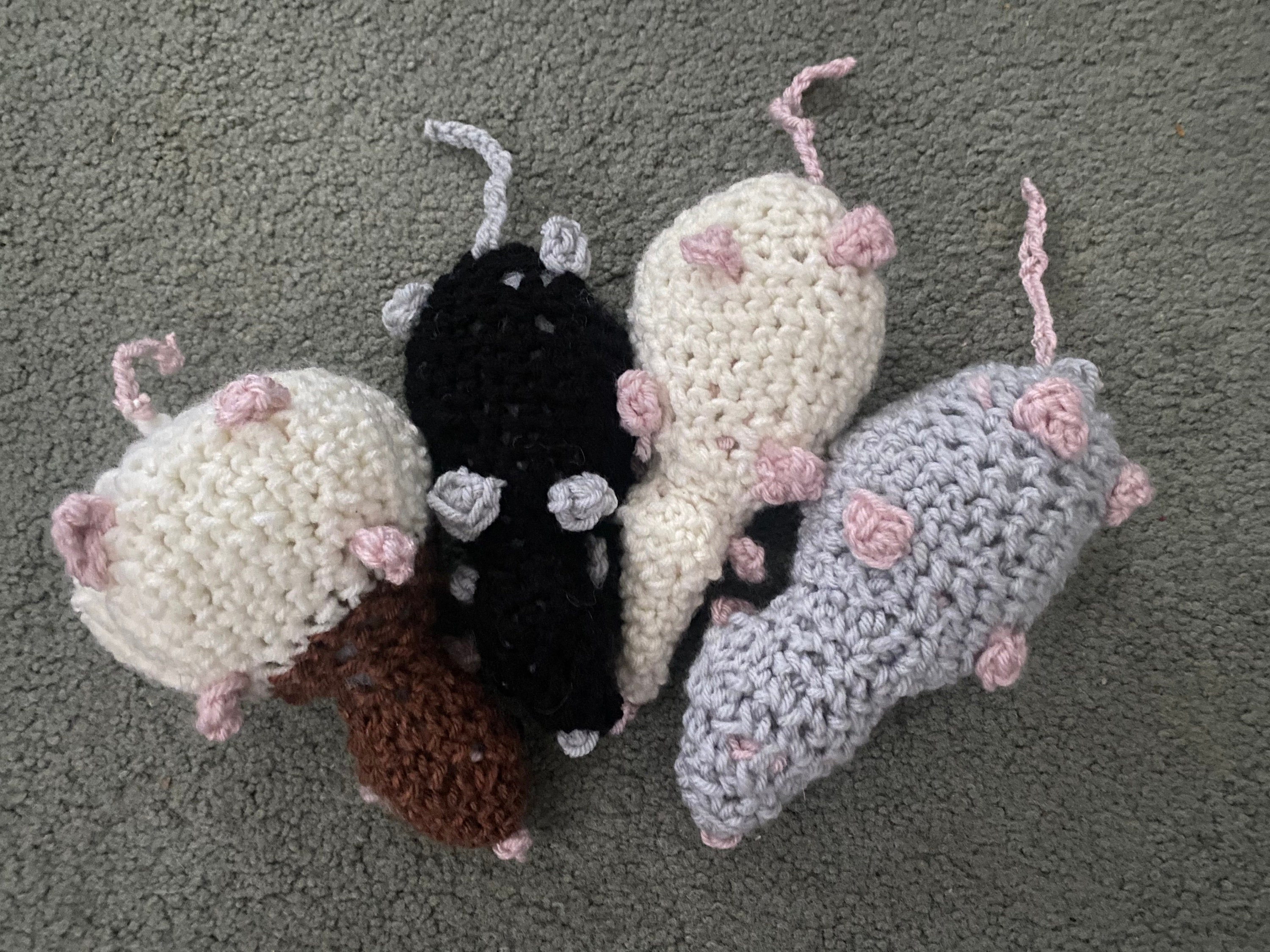 Crochet Rat Amigurumi - Etsy
