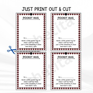 PRINTABLE Pocket Hug Holder - Digital PDF - Market Display Cards for Handmade Crochet Pocket ...