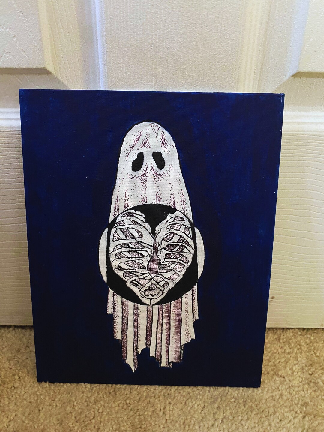 Acrylic Ghost Painting - Etsy