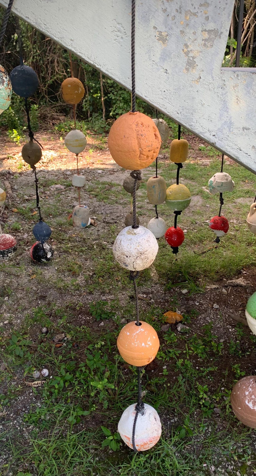 Four Authentic Florida Keys Crab Trap Buoys on Recycled Fishing Rope - Etsy