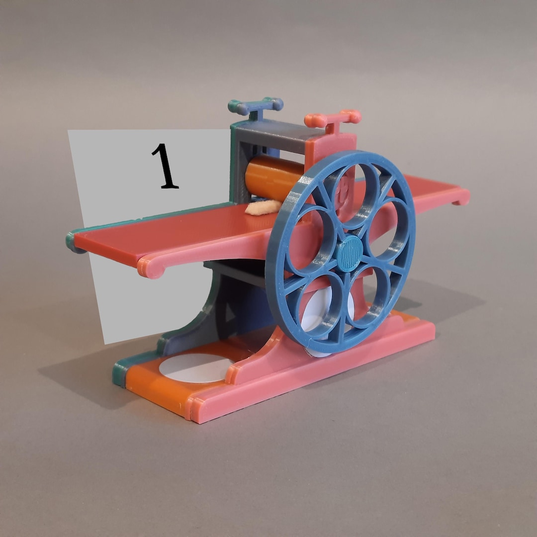 Fidget Presses - 1st Edition Toy Miniature Etching Press Has a Wheel ...