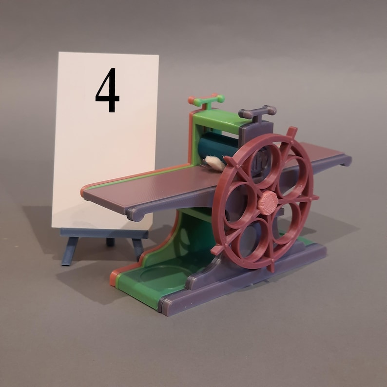 Fidget Presses - 1st Edition Toy Miniature Etching Press Has a Wheel ...
