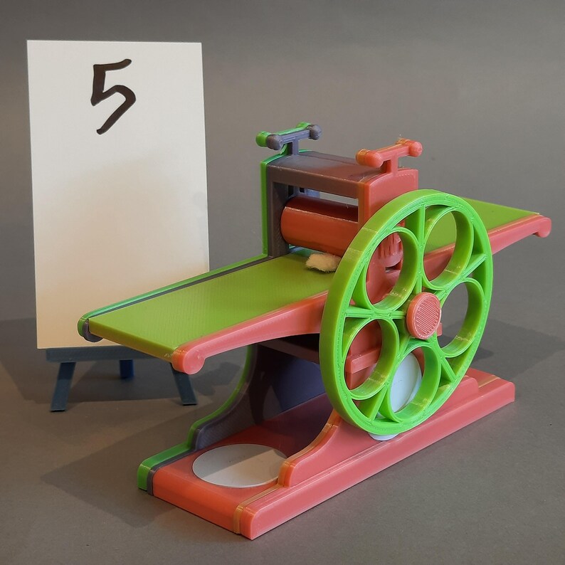 Fidget Presses - 1st Edition Toy Miniature Etching Press Has a Wheel ...