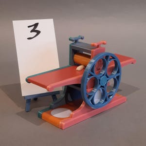 Fidget Presses - 1st Edition Toy Miniature Etching Press Has a Wheel ...