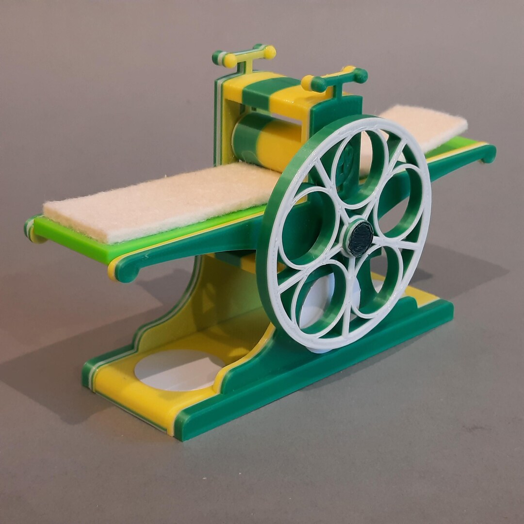 Wee PLA Fidget Press - Toy Miniature Etching Press Has a Wheel That ...
