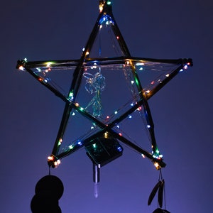 Gift Ko Bamboo Star 15 Christmas Parol Solar Fairy Lights With Coconut ...