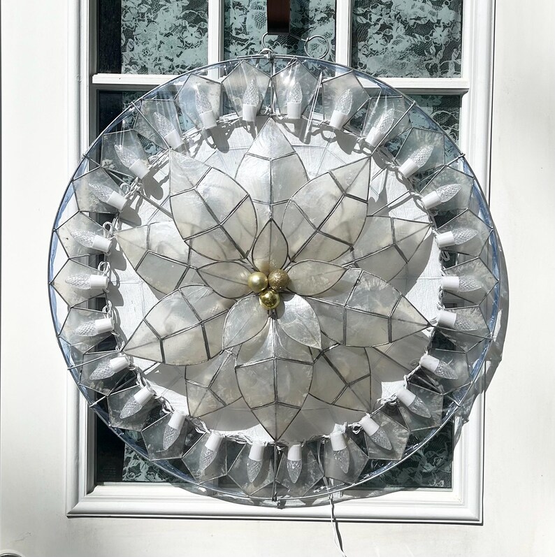 Capiz Shell Christmas Star Lantern: 25 Inch Filipino Parol With RGB ...