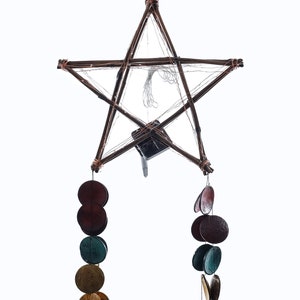 Gift Ko Bamboo Star 15 Christmas Parol Solar Fairy Lights With Coconut ...