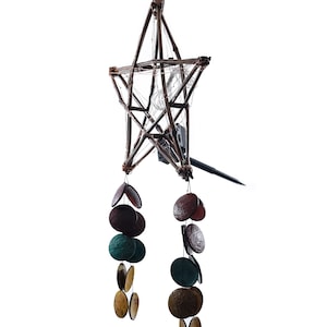 Gift Ko Bamboo Star 15 Christmas Parol Solar Fairy Lights With Coconut ...