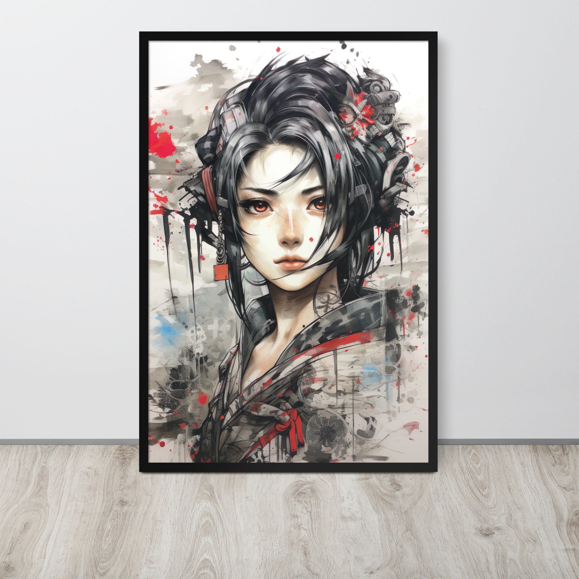 Geisha Poster, Japanese Woman Poster, Geisha Art Print, Japan Woman ...