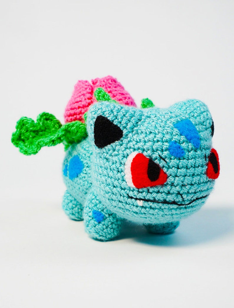 Bulbasaur Cute Crochet Patterns Bulbasaur Pokemon Amigurumi - Etsy