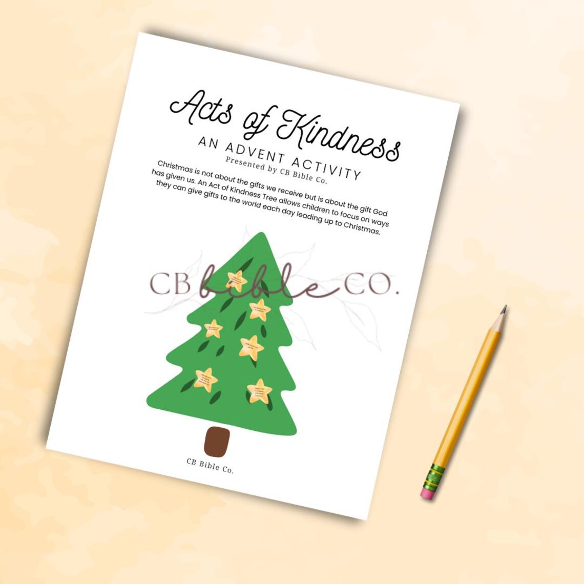 Printable Acts of Kindness Ornaments | Christian Christmas Activity for ...