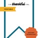 Thankfulness Banner - Multicolored - Instant Download - Kids Crafts ...