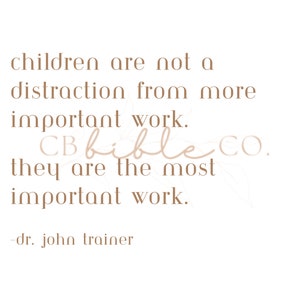 Art Print: Children Are Not a Distraction - Etsy