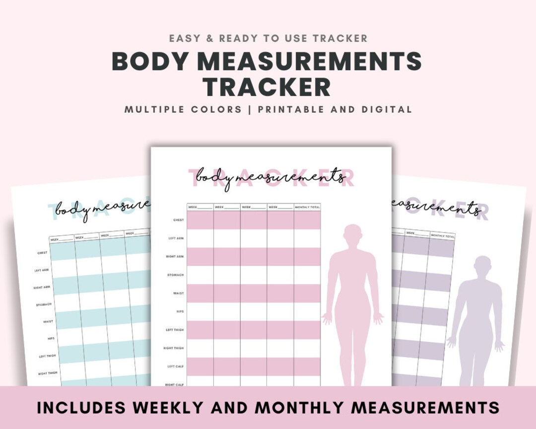 Injection Body Measurements Tracker Body Measurements Tracker ...