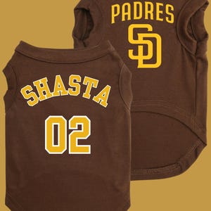 Custom Dog Jersey With Logo Personalize With Name, Number on Back and ...