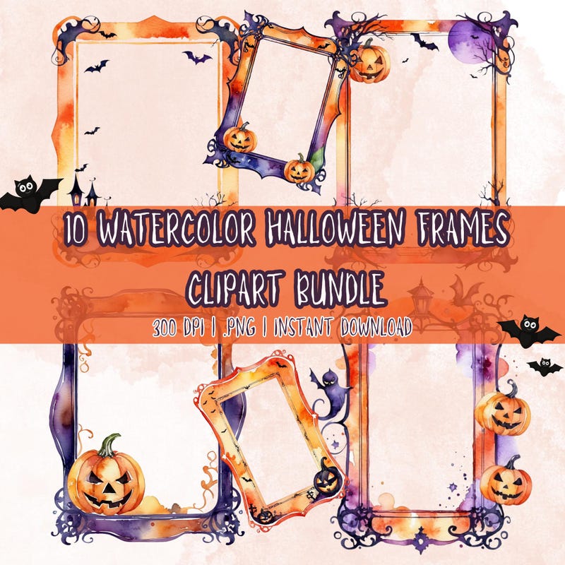 Halloween Frames - Etsy
