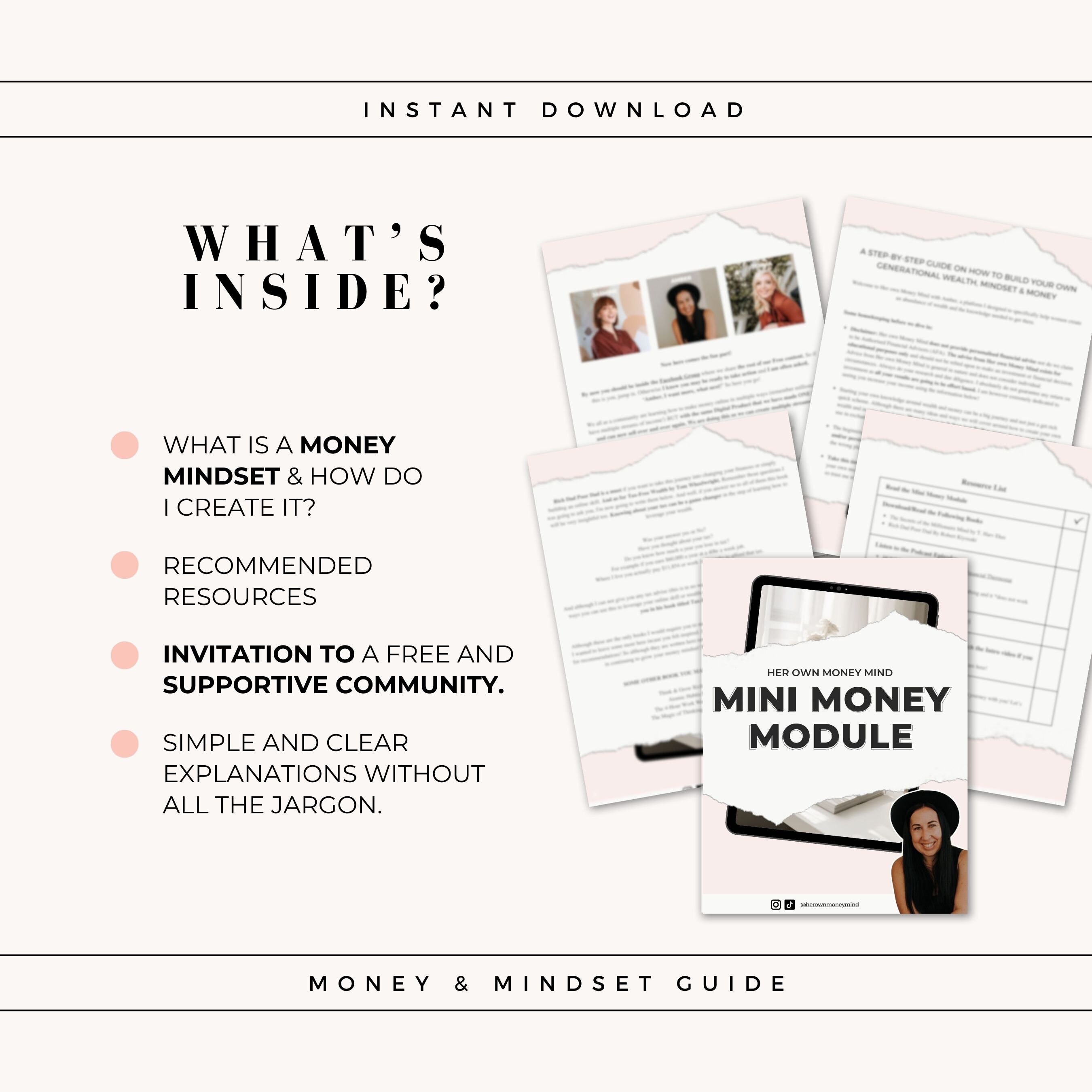 Money Mindset Guide How to Build Your Own Generational Wealth Money ...
