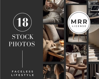 Faceless Stock Photo Master Resell Rights Lifestyle Image Bundle Boho ...