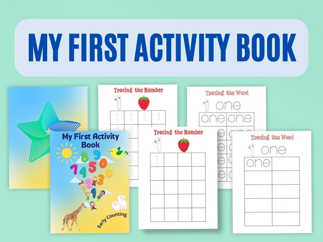 Early Counting, My First Activity Pages, Activities for Kids, Fun ...