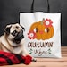 Cute Autumn Pumpkin Tote Bag - Fall Harvest Shopping Bag, Best Gift for ...